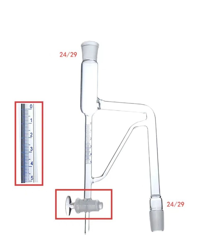 5mL #24 Volatile Oil Measuring Tube Receiver Volatile Oil Measuring ...