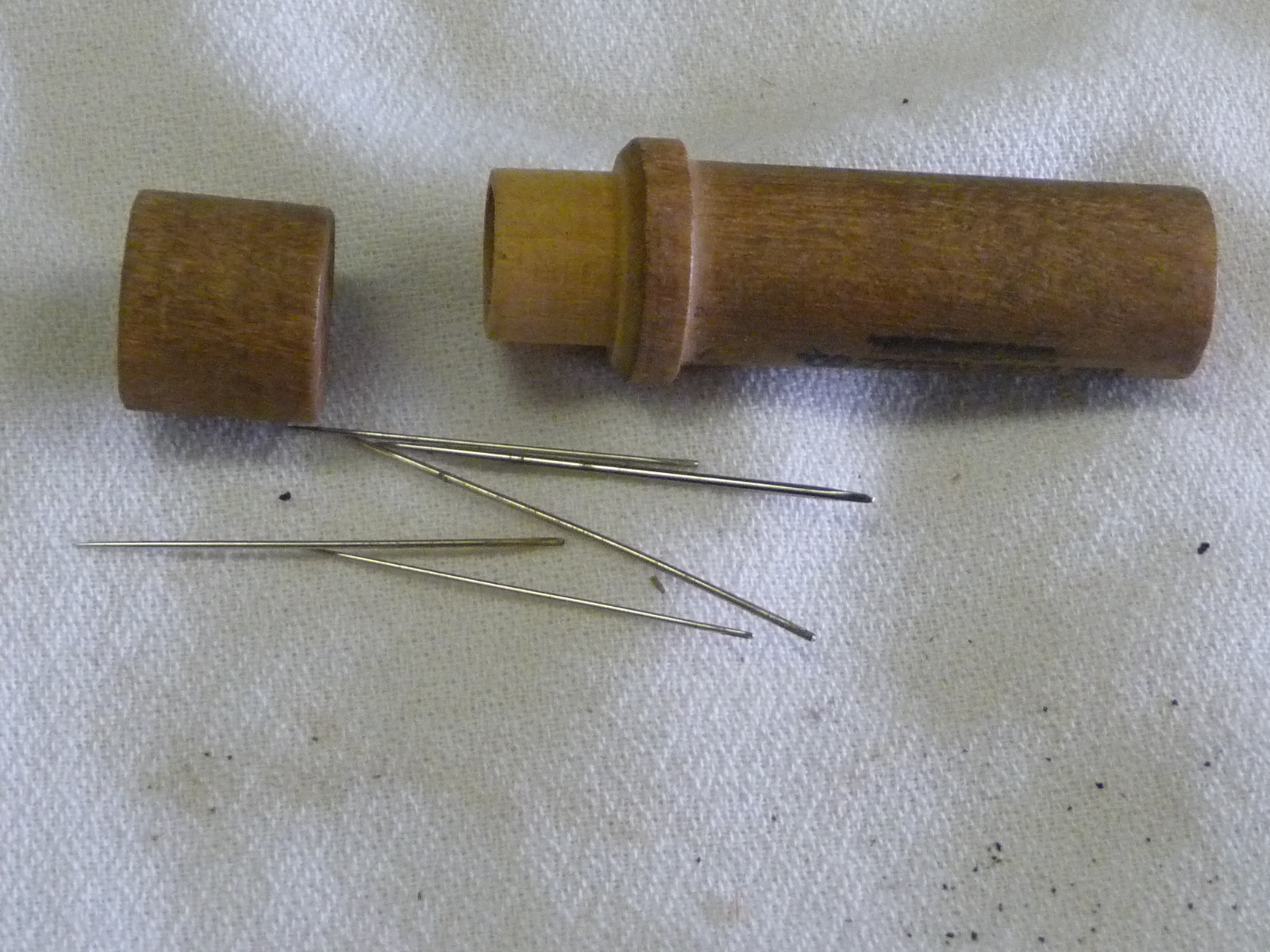 Vintage Wooden Boye Needle Co Chicago Needle Container Holder Case | eBay