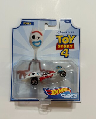Mattel Hot Wheels Character Cars Forky Pixar Toy Story 4 | eBay