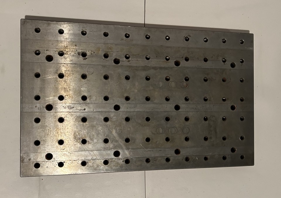 CHICK CNC Vise Foundation Table Machining Sub Plate Fixture USED 13.75 ...