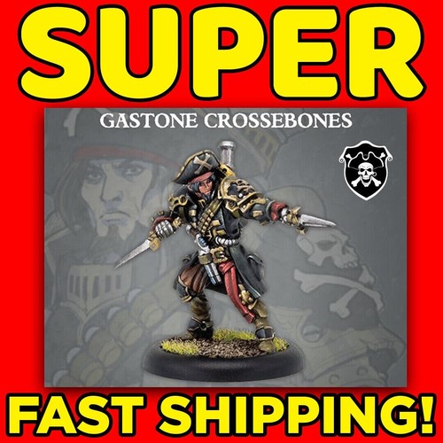 💀Gastone Crossbones Crosse Mercenary solo Junior Warcaster Warmachine ...