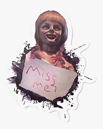 Annabelle The Doll The Conjuring Horror Waterproof Sticker | eBay