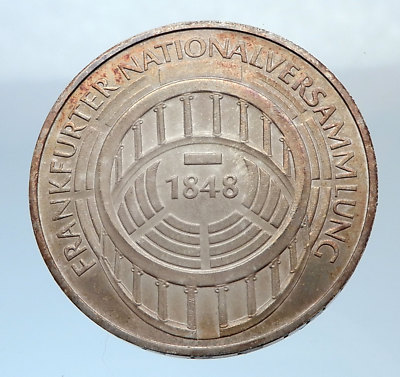 1973 GERMANY Proof Silver 5 Mark German Coin FRANFURT PARLIAMENT ...