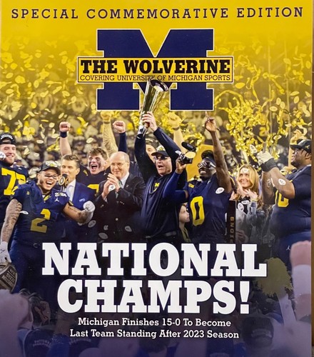 MICHIGAN WOLVERINES THE WOLVERINE NATIONAL CHAMPS COMMEMORATIVE EDITION ...