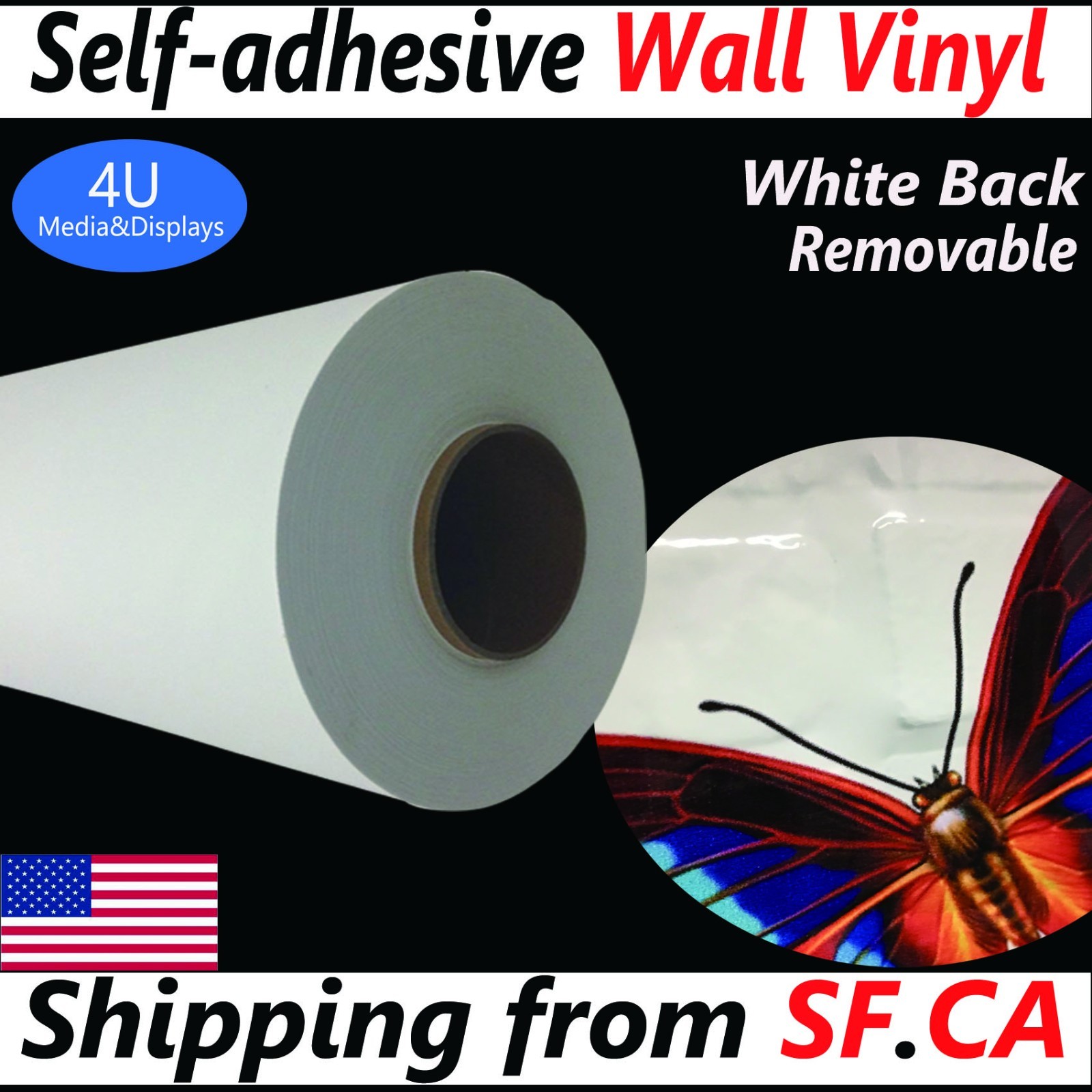 Removable Self-adhesive Wall Graphics Decal Sticker Printing Vinyl,54 ...