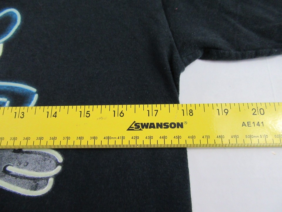 Walt Disney World NEON MICKEY MOUSE SS Black Souvenir T Shirt Size S | eBay