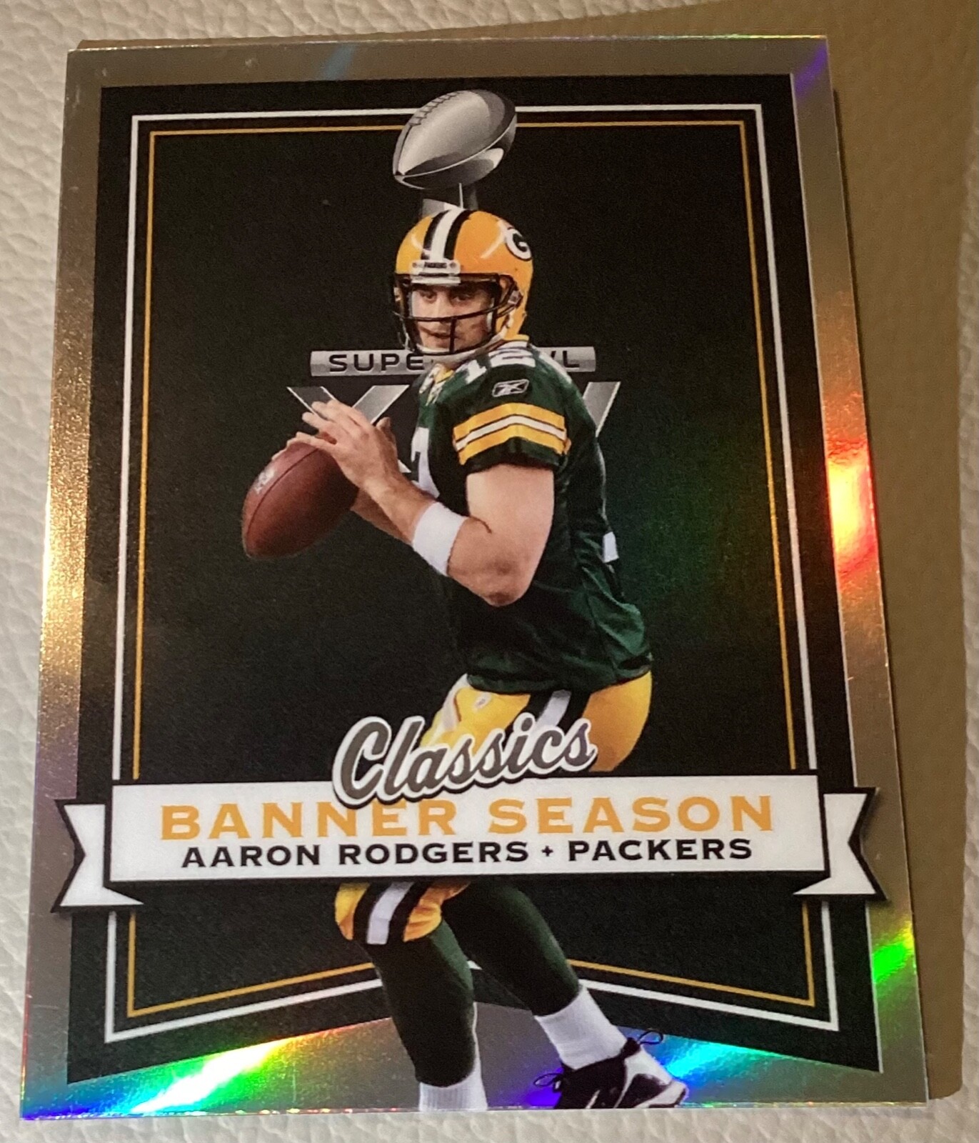2022 Panini Classics Banner Season Silver Holo Aaron Rodgers #BS-4 GB ...