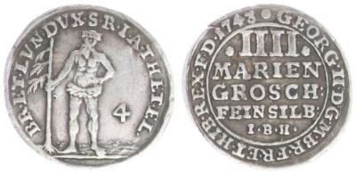 Braunschweig/Wolfenbüttel 4 Marie Penny 1743 VF+ | eBay