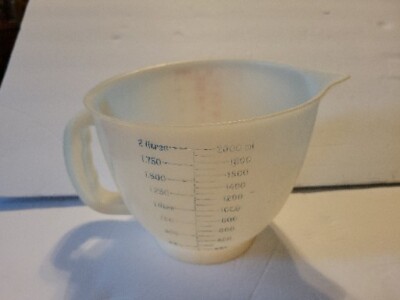 Vintage 1977 TUPPERWARE Mix N Store 8 Cup 2 Qt Measuring Bowl Pitcher ...