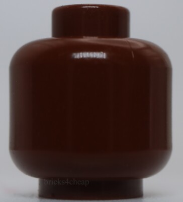 Lego 4x Brown Minifig Head Stud Plain | eBay