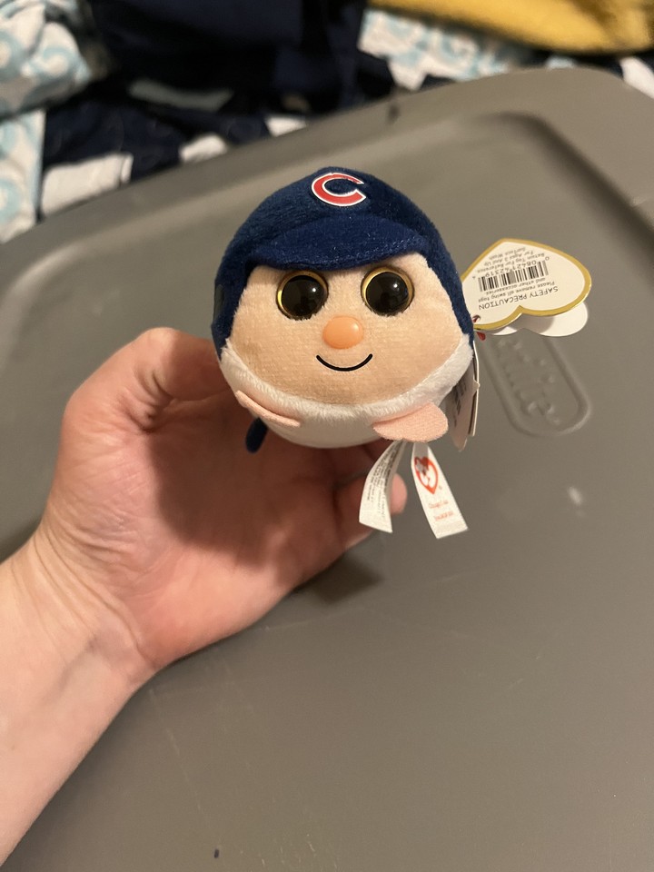 MLB Chicago Cubs Ty Beanie Boos Teeny Tys 4" Stackable Plush Toy MWMT ...