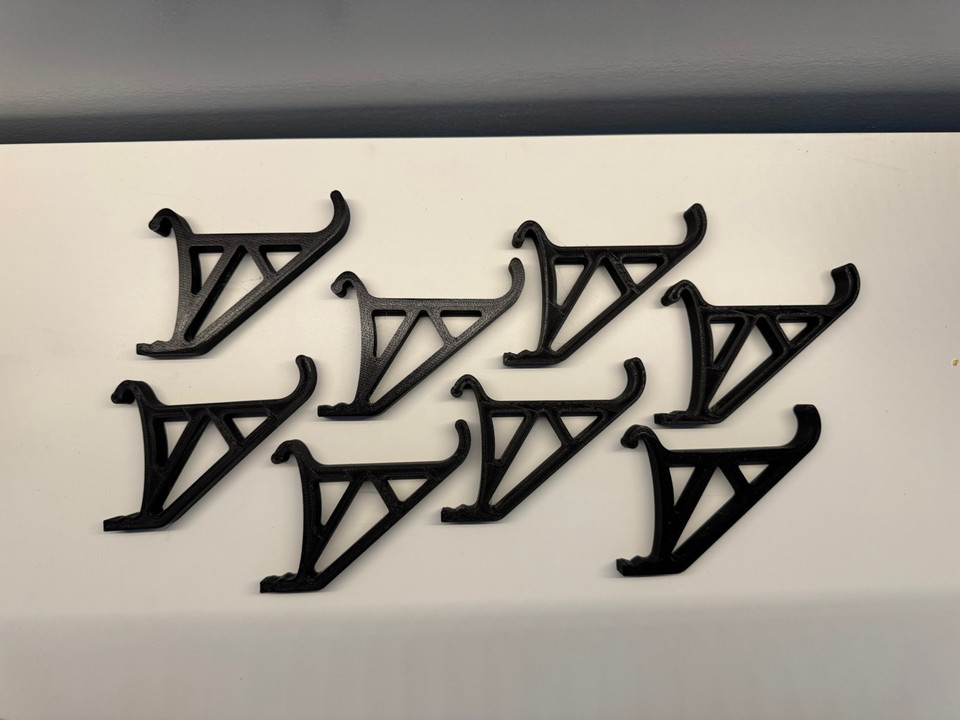 8 Pack of Upgraded Stronger Rubbermaid Fasttrack Fastrack Hooks ...