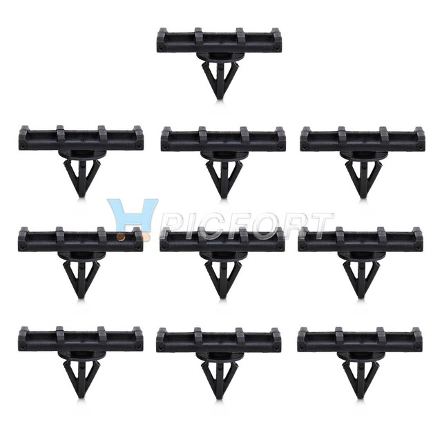 50 X Fender Flare Rocker Moulding Clip Rivet Fit for Jeep JK Wrangler ...