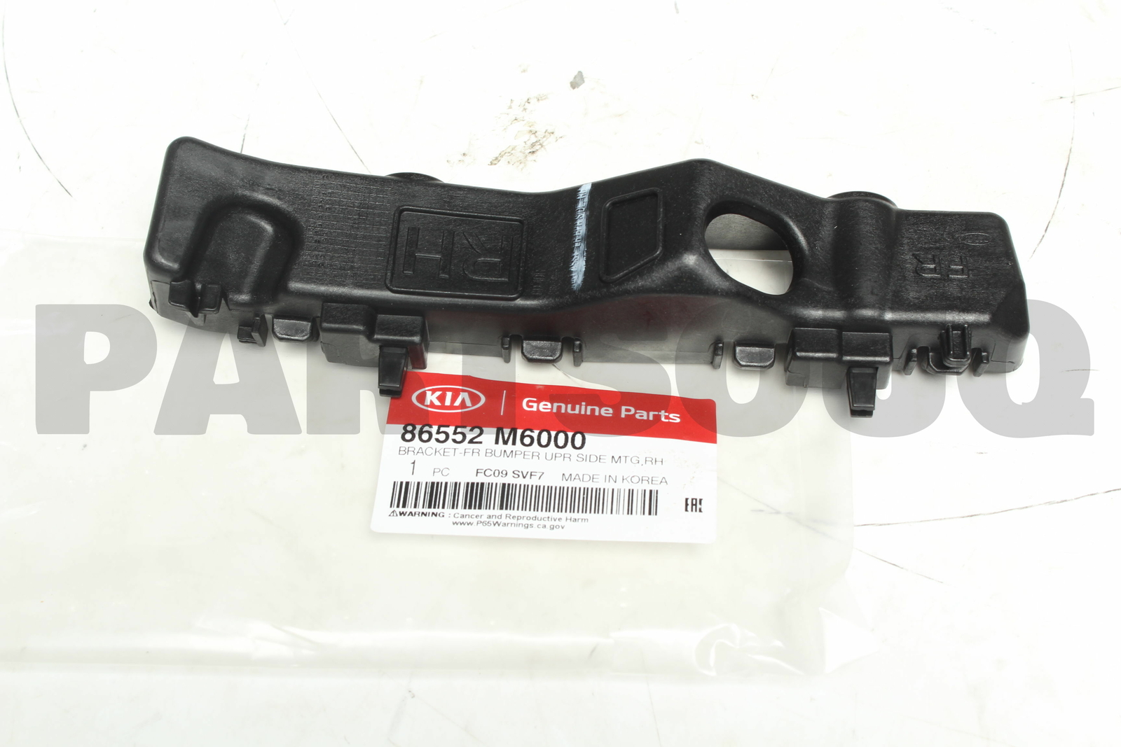 86552M6000 Genuine Hyundai / KIA BRACKET-FRBUMPERUP | eBay