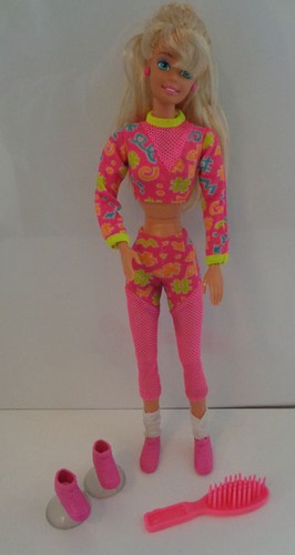 Barbie by Mattel -- 1996 Workin' Out Barbie -- doll w/ accessories | eBay