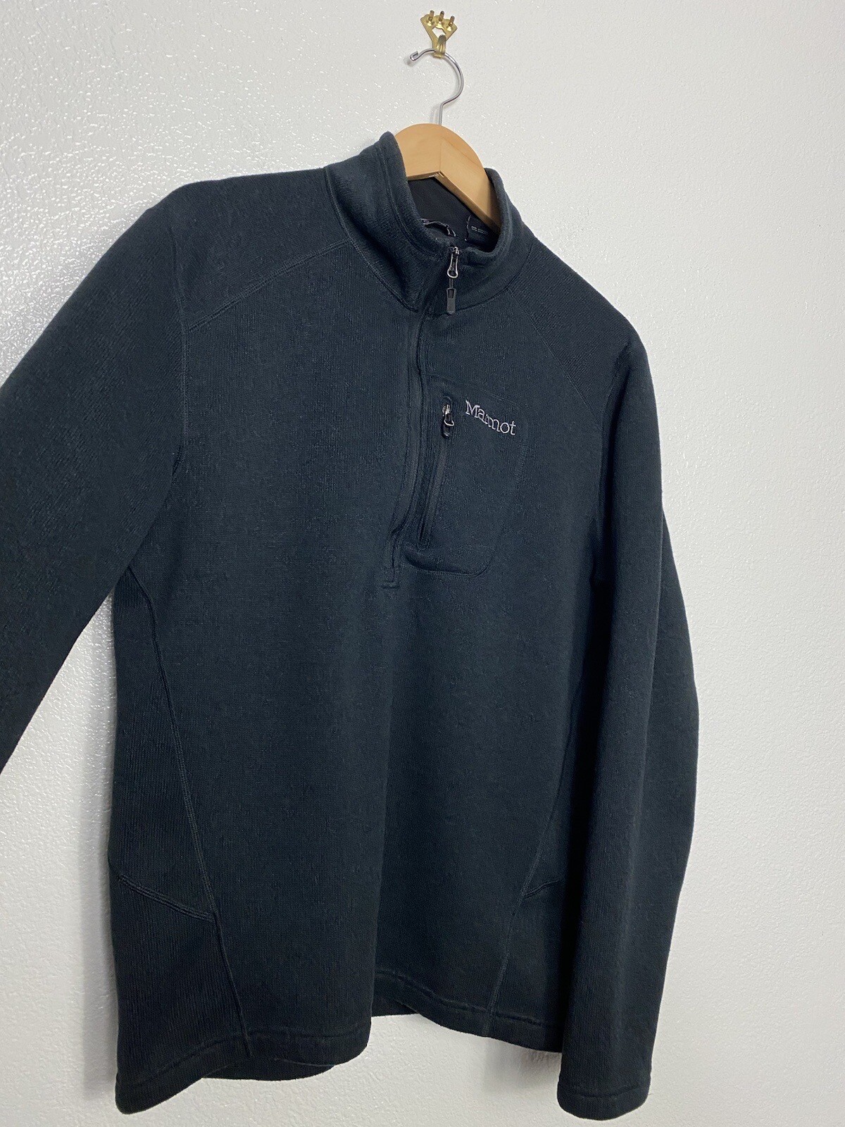 Marmot Sweater Mens Large Gray Gorpcore Gorp Hiking Outdoors Earthy ...