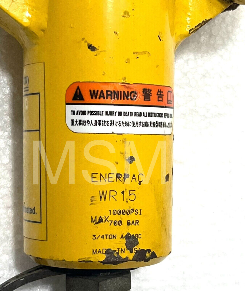 Enerpac WR15 Hydraulic Wedge and Spread Cylinder 3/4 Ton Capacity | eBay