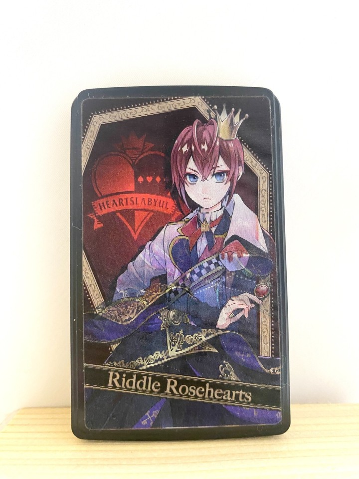 Disney Twisted Wonderland Riddle Rosehearts Trading Card TCG Bandai ...