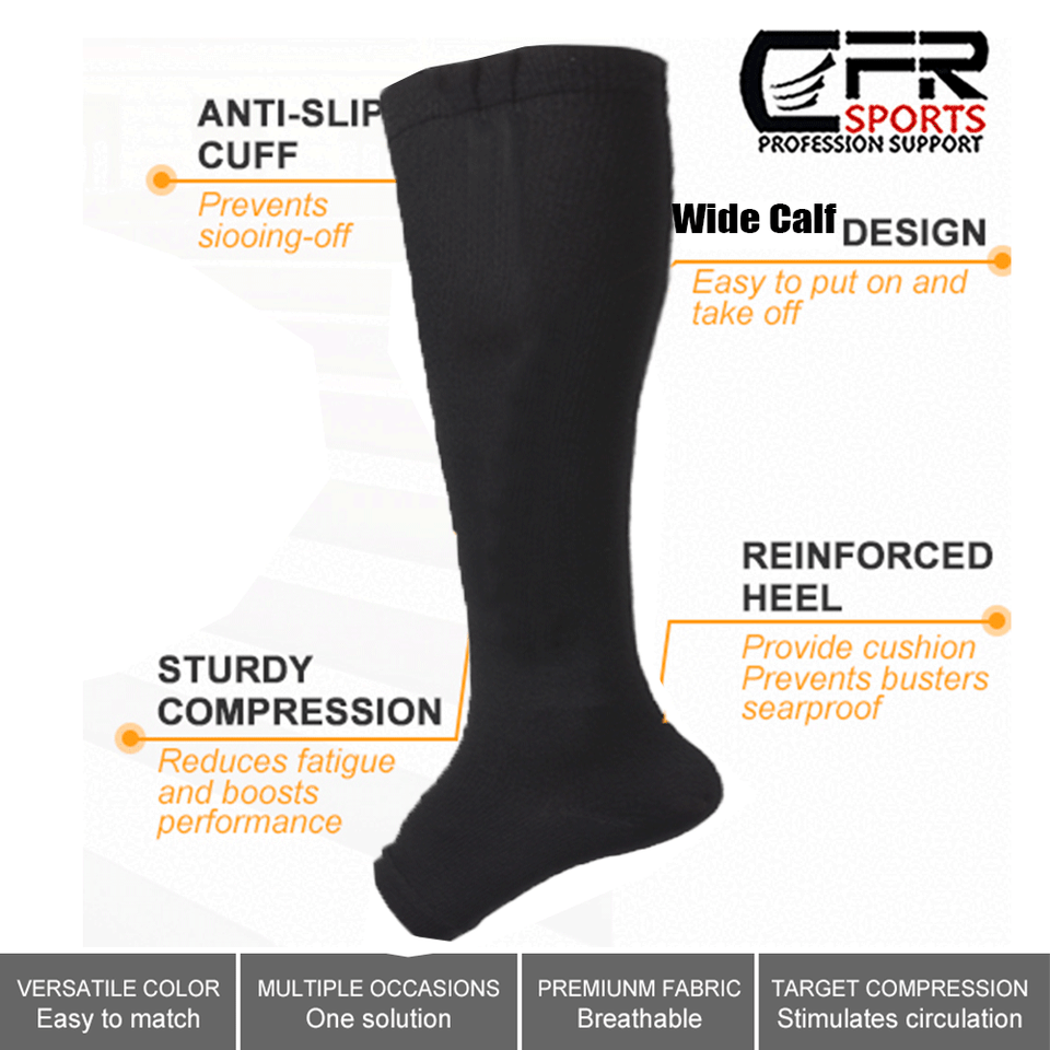 Plus Size Compression Socks 20-30 mmHg for Men Women XL-7XL Medical 20 ...
