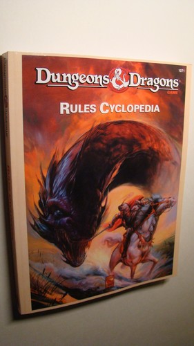 DUNGEONS DRAGONS *NEW* RULES CYCLOPEDIA SOFT COVER *VF/NM 9.0 NEW* OLD ...