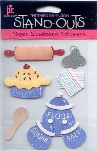 New Provo Crafts Stand-outs Sweet as pie Stickers Baking Stickers | eBay
