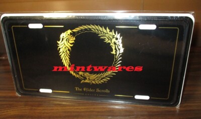 The Elder Scrolls Online ESO Ouroboros Aluminum License Plate Novelty ...