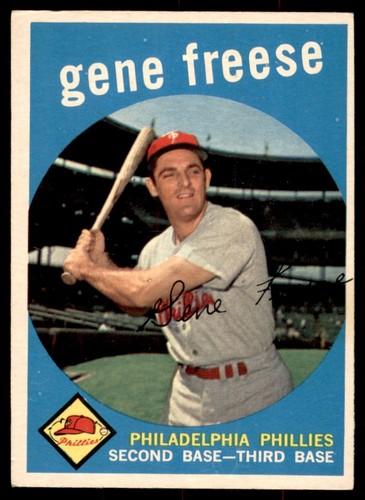 1959 Topps Gene Freese Philadelphia Phillies #472 EXMT-NM | eBay