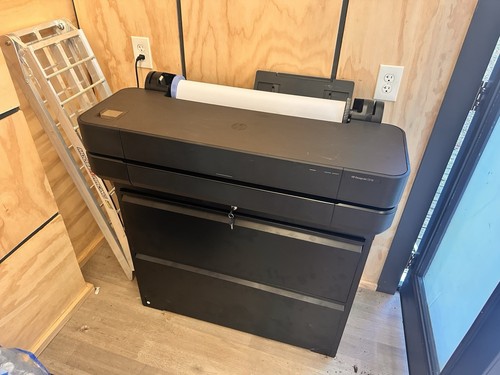 HP DesignJet T210 Large Format 24-Inch Wireless Plotter Printer: Black ...