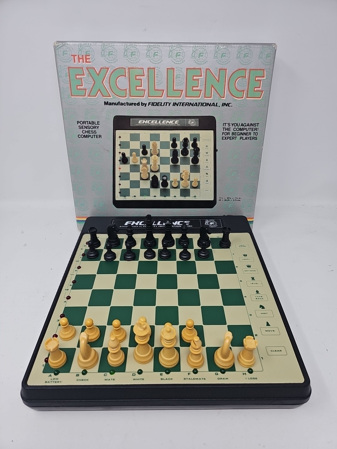 Fidelity International The Excellence Chess Set Sensory Computer Model ...