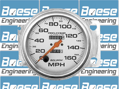 41 42 46 47 48 Chevy Car Aluminum Speedometer Insert w/ 5" Auto Meter ...