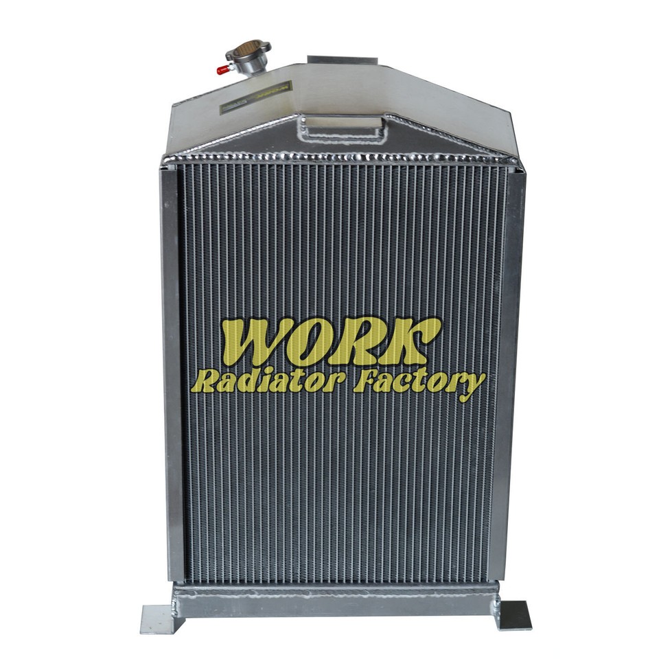 Full Aluminum Radiator fits for 1933 1934 Ford Cars Chevy V8 Conversion ...