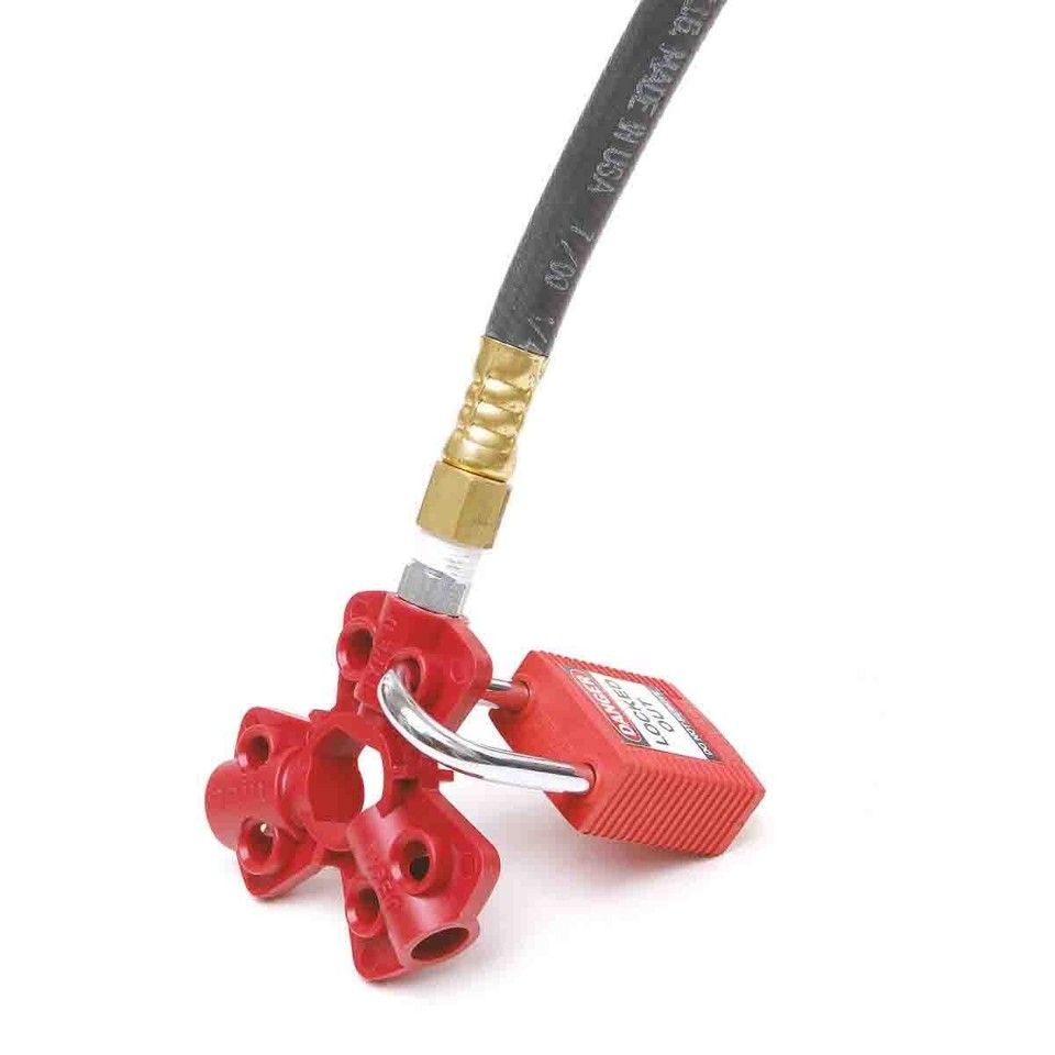 6 Pack Brady Worldwide Pneumatic Quick Disconnect Lockout Devices OSHA ...