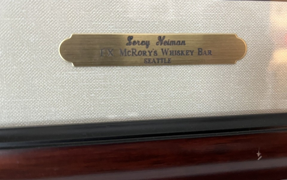 Leroy Neiman F. X. McRory’s Whiskey Bar Seattle | eBay