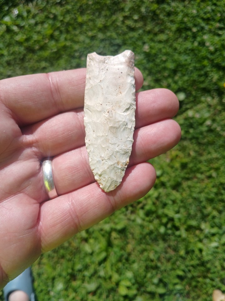 Clovis point Paleolithic time period Dickey COA Indian Artifact/Arrowhead | eBay
