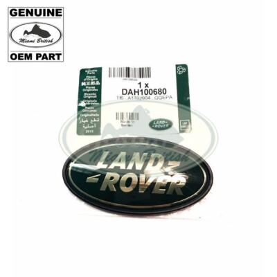 DAH100680 OEM - LAND ROVER REAR LOGO EMBLEM BADGE x RANGE CL DEFENDER ...