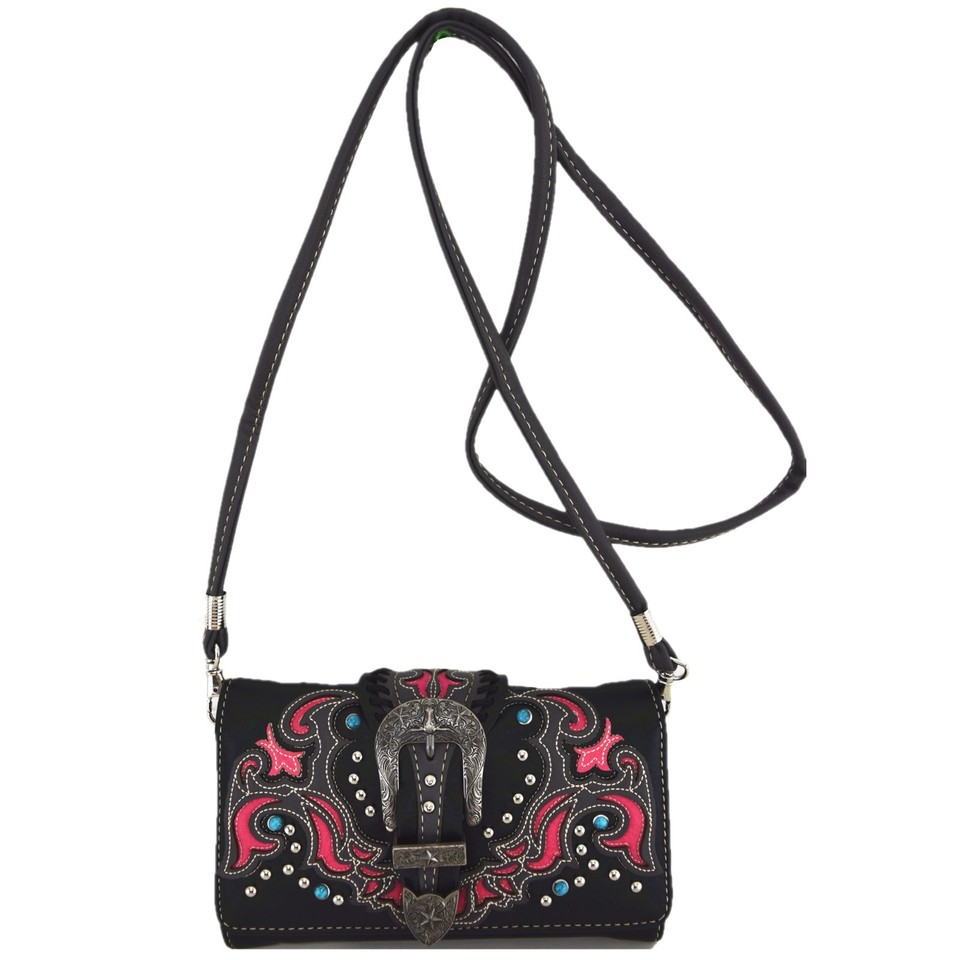 Western Buckle Country Handbags Concealed Purses Women Shoulder Bags ...
