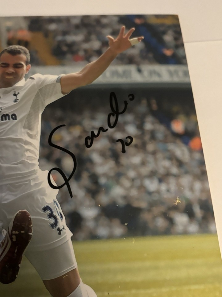 Sandro Raniere Autographed Tottenham Spurs Original 8 X 12 Combined ...