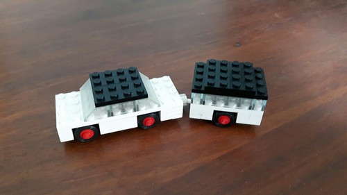 LEGO 623-2 White Car and Camper from 1970, with instructions | eBay
