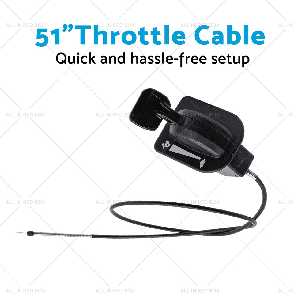 51''Throttle Cable ZT1 ZTS1 ZTS2 Suitable For Cub Cadet 746P06891 42 46 ...