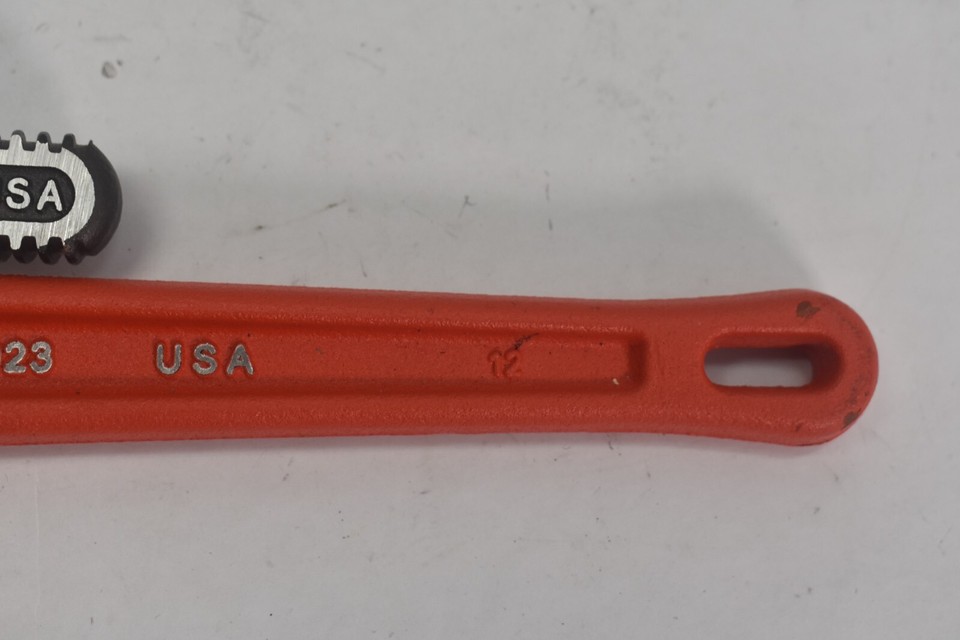 Ridgid 100th Year Anniversary Edition 12" Pipe Wrench No Box VERY RARE ...