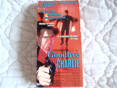 GOODBYE CHARLIE VHS ACTION DRAMA THRILLER VIOLENCE MURDER LAWYER DEAD ...