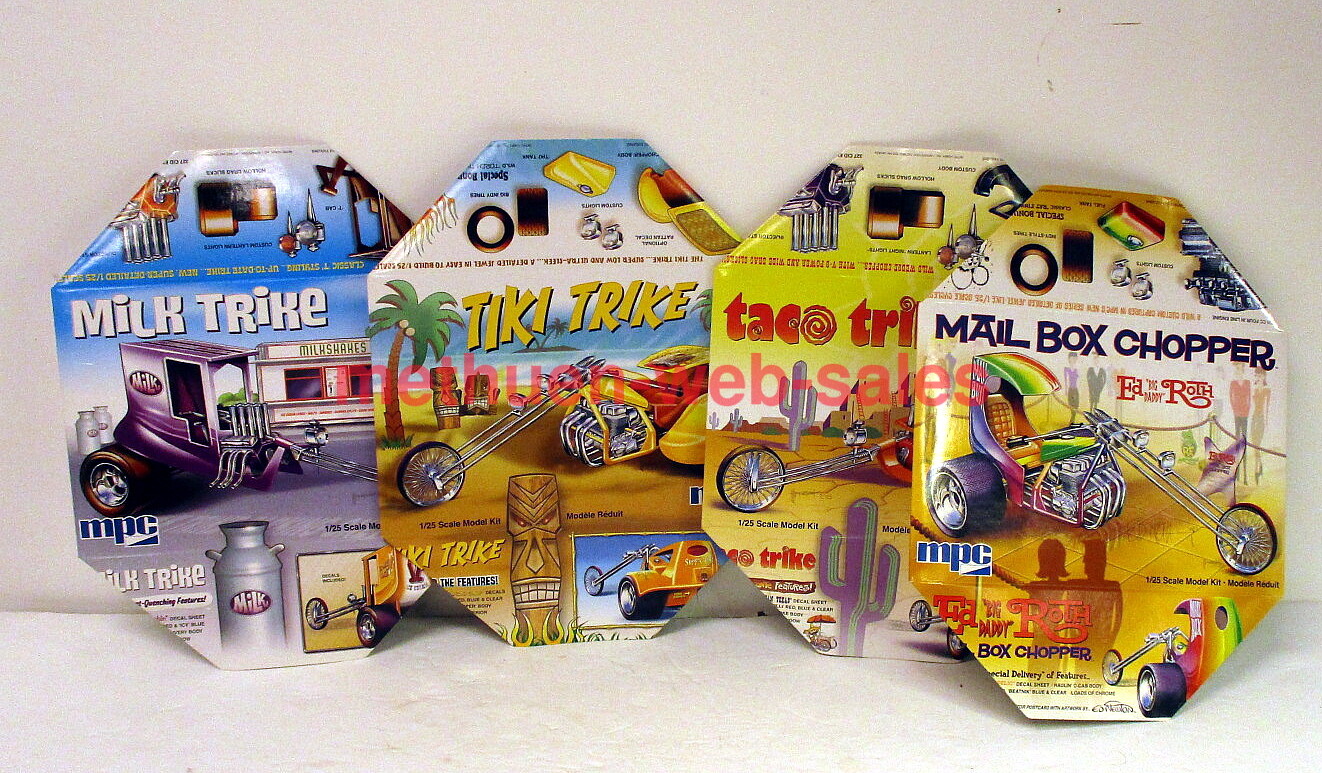 MPC~Unused Empty Boxes~Milk,Tiki,Taco Trike,Mail Box Chopper~Ed "Big ...
