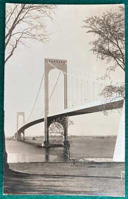 RPPC Bronx-Whitestone Bridge Real Photo Postcard New York Museum of ...