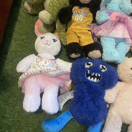 Build-A-Bear Lot Of 14 Assorted Plush Stuff Animals - Bears, Dinos ...