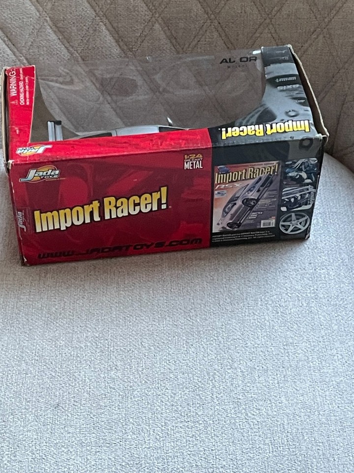 RARE JADA TOYS IMPORT RACER 1/24 SILVER TOYOTA SUPRA DIECAST CAR NEW ...