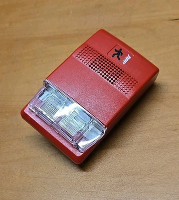 GE EDWARDS EST G1R-CVM Fire Alarm Strobe Multi Candela bmc BIN24 | eBay