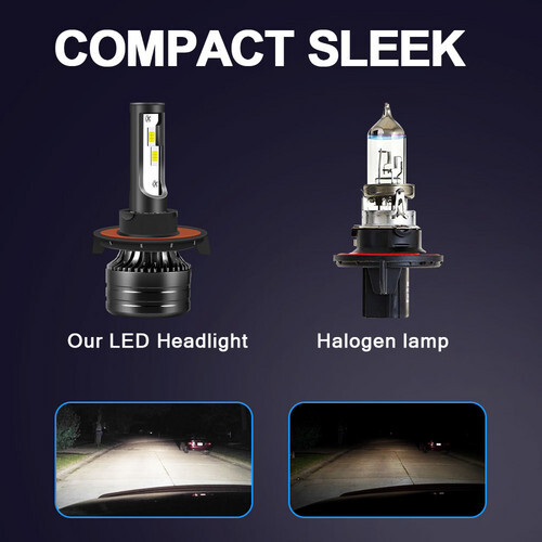 For Mini Cooper S 1.6L 2007-2016 LED Headlight Bulb Hi/Low Kit H13 9008 ...