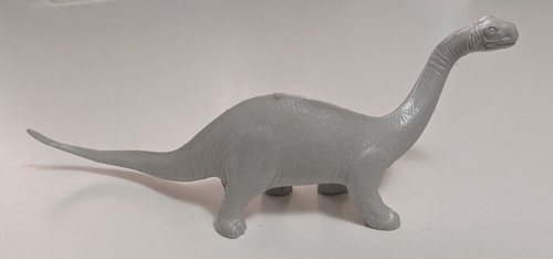 Marx Light Gray Brontosaurus 1970s Vintage Plastic Dinosaur Prehistoric Playset | eBay