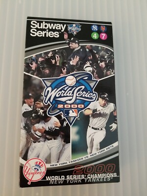 2000 World Series VHS Subway Series NY Yankees - Mets Official Video | eBay