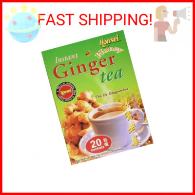 Honsei Instant Ginger Honey Tea, 18 g/0.63 oz., 20 Sachets | eBay